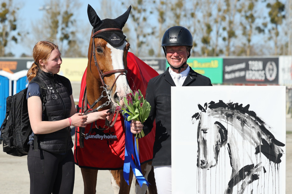 Dubbelseger för Bruce Goodin på Sundbyholm - Ridsport